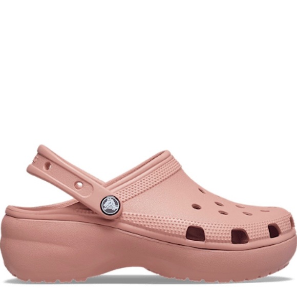 CROCS | Shoes | Nwt Pale Blush Crocs Womens Classic Platform Clogs ...